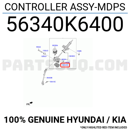 CONTROLLER ASSY-MDPS 56340K6400 | Hyundai / KIA Parts | PartSouq