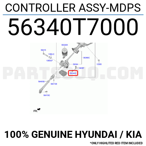 CONTROLLER ASSY-MDPS 56340T7000 | Hyundai / KIA Parts | PartSouq