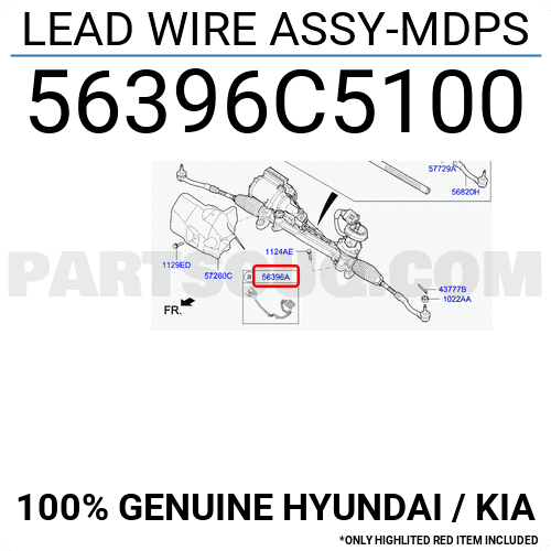LEAD WIRE ASSY-MDPS 56396C5100 | Hyundai / KIA Parts | PartSouq