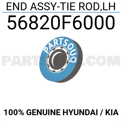 END ASSY-TIE ROD,LH 56820F6000 | Hyundai / KIA Parts | PartSouq