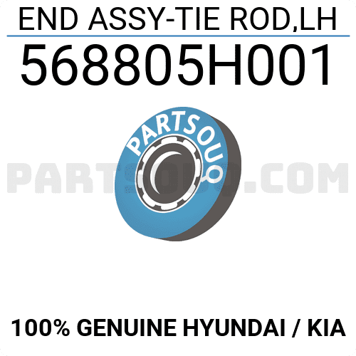 END ASSY-TIE ROD,LH 568805H001 | Hyundai / KIA Parts | PartSouq