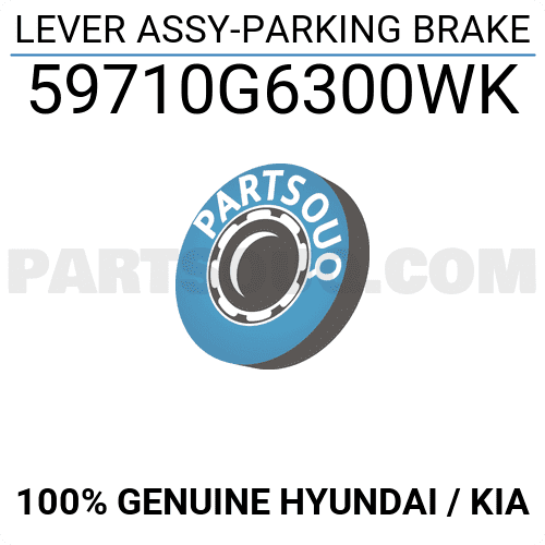 LEVER ASSY-PARKING BRAKE 59710G6300WK | Hyundai / KIA Parts | PartSouq