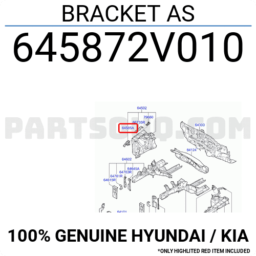 BRACKET AS 645872V010 | Hyundai / KIA Parts | PartSouq