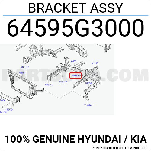 BRACKET ASSY 64595G3000 | Hyundai / KIA Parts | PartSouq