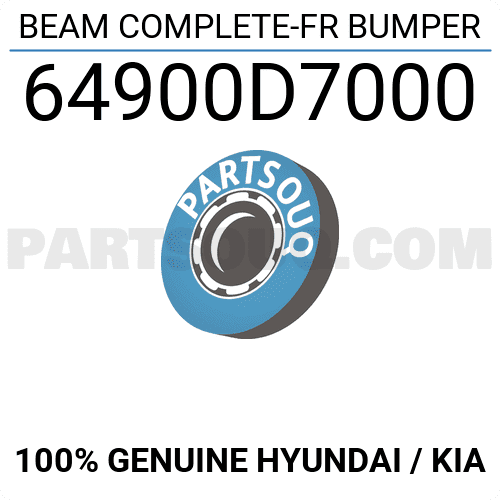 BEAM COMPLETE-FR BUMPER 64900D7000 | Hyundai / KIA Parts | PartSouq