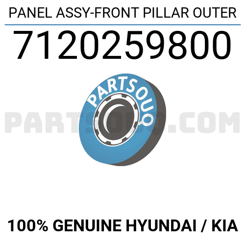 PANEL ASSY-FRONT PILLAR OUTER 7120259800 | Hyundai / KIA Parts | PartSouq