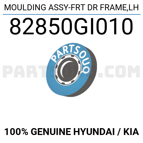 MOULDING ASSY-FRT DR FRAME,LH 82850GI010 | Hyundai / KIA Parts | PartSouq