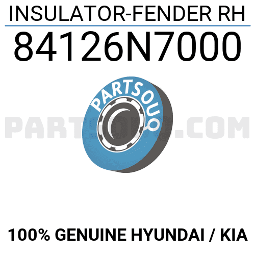 INSULATOR-FENDER RH 84126N7000 | Hyundai / KIA Parts | PartSouq