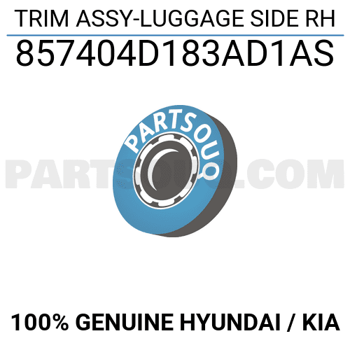 TRIM ASSY-LUGGAGE SIDE RH 857404D183AD1AS | Hyundai / KIA Parts | PartSouq