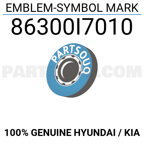 EMBLEM-SYMBOL MARK 86300I7010 | Hyundai / KIA Parts | PartSouq