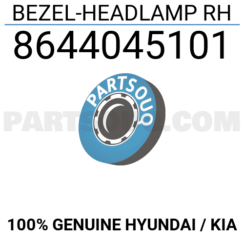 BEZEL-HEADLAMP RH 8644045101 | Hyundai / KIA Parts | PartSouq