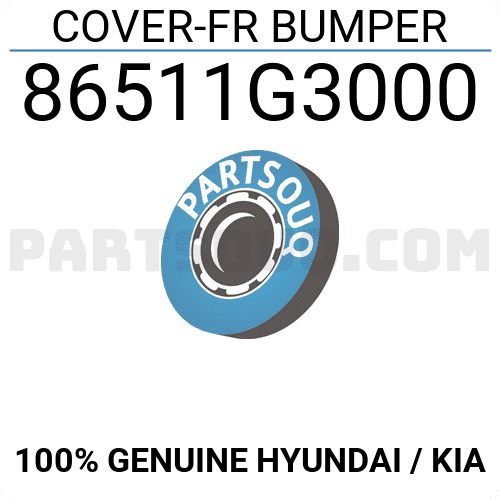 COVER-FR BUMPER 86511G3000 | Hyundai / KIA Parts | PartSouq