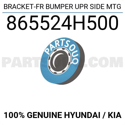 BRACKET-FR BUMPER UPR SIDE MTG 865524H500 | Hyundai / KIA Parts | PartSouq