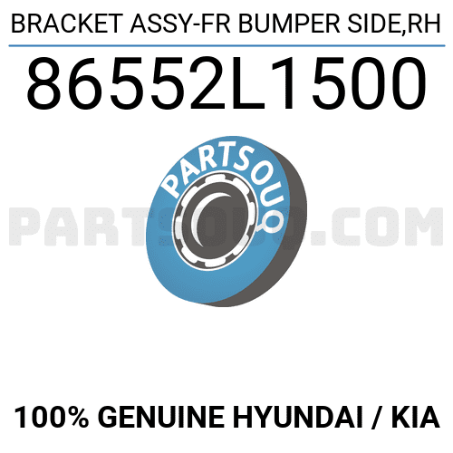 BRACKET ASSY-FR BUMPER SIDE,RH 86552L1500 | Hyundai / KIA Parts | PartSouq