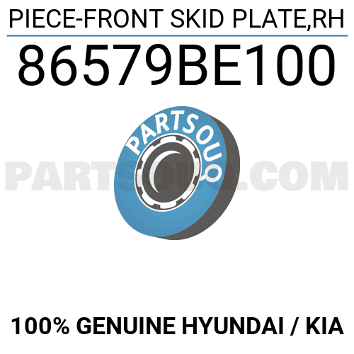 PIECE-FRONT SKID PLATE,RH 86579BE100 | Hyundai / KIA Parts | PartSouq