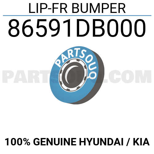 LIP-FR BUMPER 86591DB000 | Hyundai / KIA Parts | PartSouq