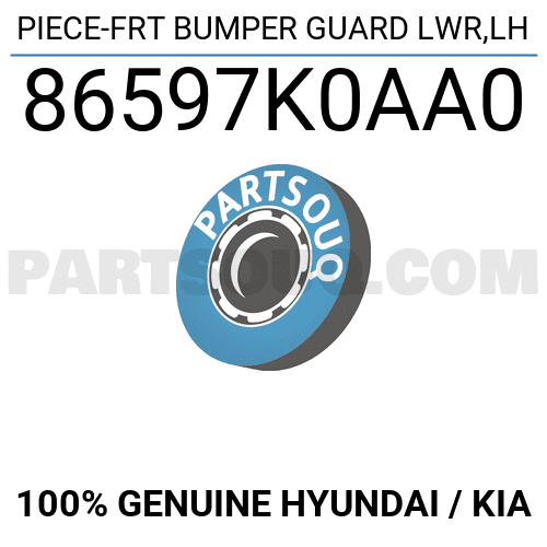 PIECE-FRT BUMPER GUARD LWR,LH 86597K0AA0 | Hyundai / KIA Parts | PartSouq