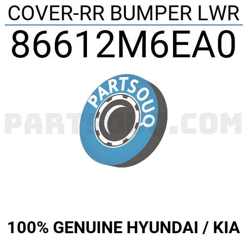 COVER-RR BUMPER LWR 86612M6EA0 | Hyundai / KIA Parts | PartSouq