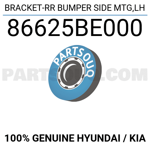 BRACKET-RR BUMPER SIDE MTG,LH 86625BE000 | Hyundai / KIA Parts | PartSouq