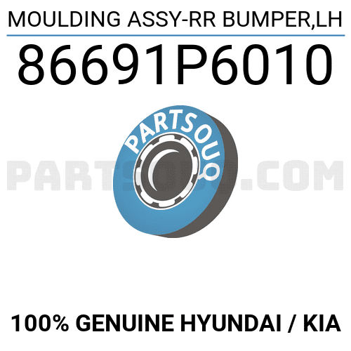 MOULDING ASSY-RR BUMPER,LH 86691P6010 | Hyundai / KIA Parts | PartSouq
