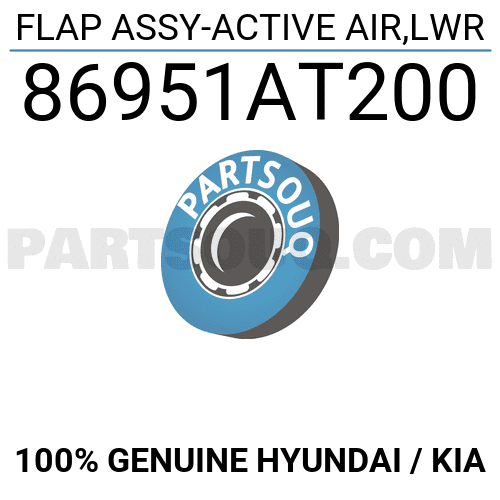 FLAP ASSY-ACTIVE AIR,LWR 86951AT200 | Hyundai / KIA Parts | PartSouq