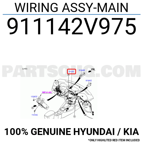 WIRING ASSY-MAIN 911142V975 | Hyundai / KIA Parts | PartSouq