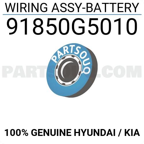 WIRING ASSY-BATTERY 91850G5010 | Hyundai / KIA Parts | PartSouq