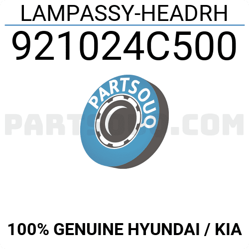 LAMPASSY-HEADRH 921024C500 | Hyundai / KIA Parts | PartSouq