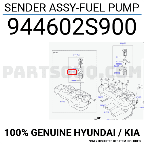 SENDER ASSY-FUEL PUMP 944602S900 | Hyundai / KIA Parts | PartSouq