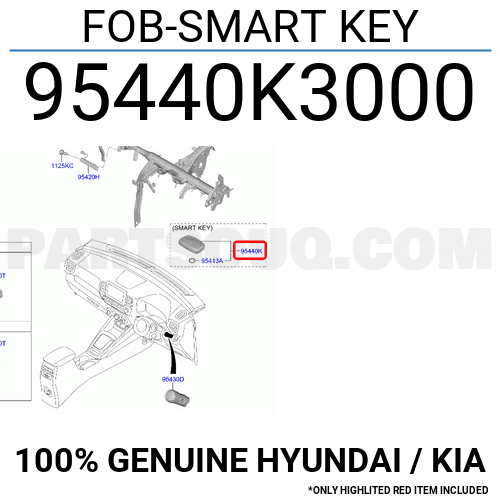 FOB-SMART KEY 95440K3000 | Hyundai / KIA Parts | PartSouq