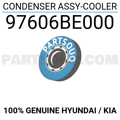 CONDENSER ASSY-COOLER 97606BE000 | Hyundai / KIA Parts | PartSouq