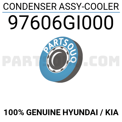 CONDENSER ASSY-COOLER 97606GI000 | Hyundai / KIA Parts | PartSouq