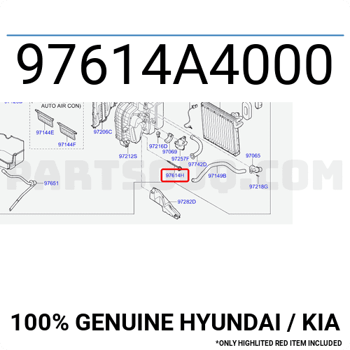 THERMISTOR ASSY-A/C 97614A4000 | Hyundai / KIA Parts | PartSouq