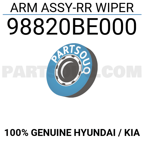 ARM ASSY-RR WIPER 98820BE000 | Hyundai / KIA Parts | PartSouq