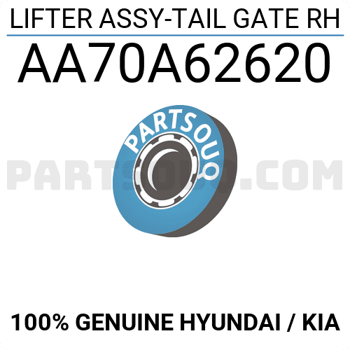 LIFTER ASSY-TAIL GATE RH AA70A62620 | Hyundai / KIA Parts | PartSouq