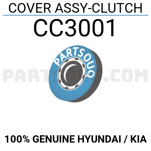 COVER ASSY-CLUTCH CC3001 | Hyundai / KIA Parts | PartSouq