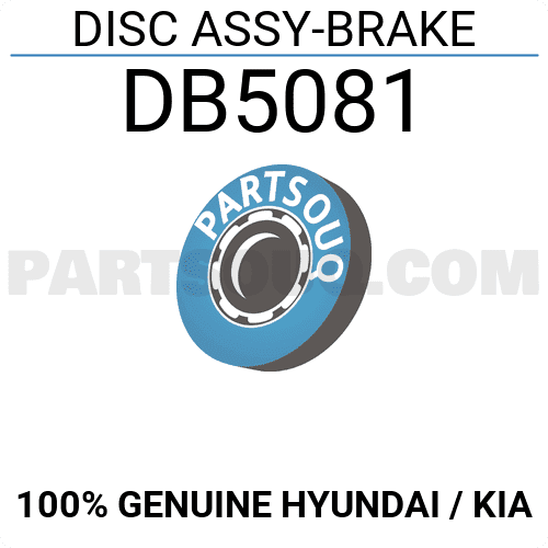 DISC ASSY-BRAKE DB5081 | Hyundai / KIA Parts | PartSouq