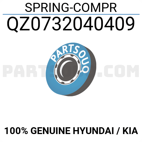 SPRING-COMPR QZ0732040409 | Hyundai / KIA Parts | PartSouq