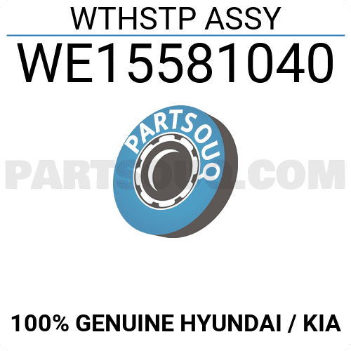 WTHSTP ASSY WE15581040 | Hyundai / KIA Parts | PartSouq