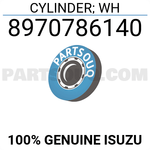CYLINDER; WH 8970786140 | Isuzu Parts | PartSouq