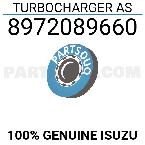TURBOCHARGER AS 8972089660 | Isuzu Parts | PartSouq