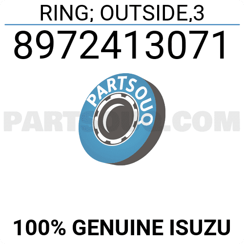 RING; OUTSIDE,3 8972413071 | Isuzu Parts | PartSouq