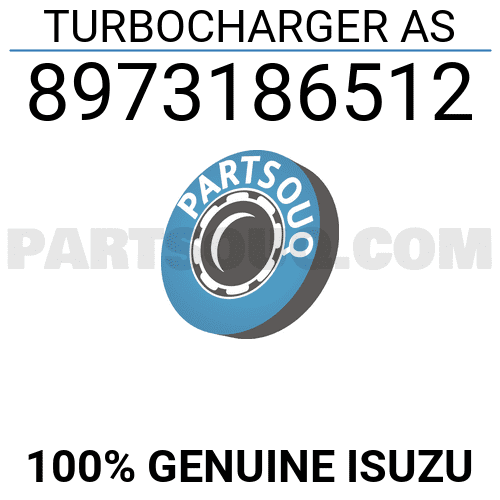 TURBOCHARGER AS 8973186512 | Isuzu Parts | PartSouq