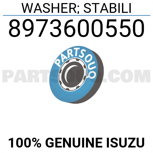 WASHER; STABILI 8973600550 | Isuzu Parts | PartSouq