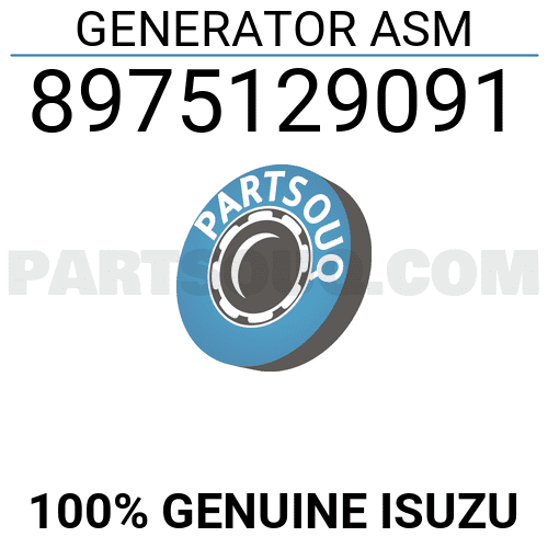 GENERATOR ASM 8975129091 | Isuzu Parts | PartSouq