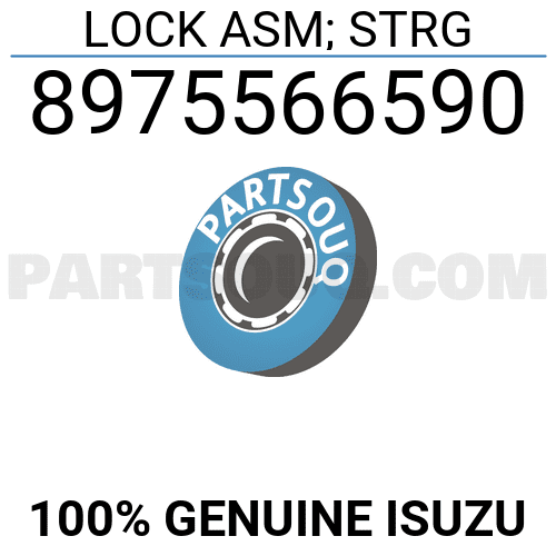LOCK ASM; STRG 8975566590 | Isuzu Parts | PartSouq