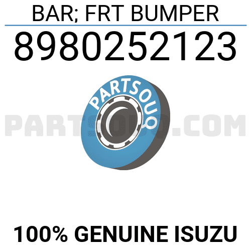 BAR; FRT BUMPER 8980252123 | Isuzu Parts | PartSouq