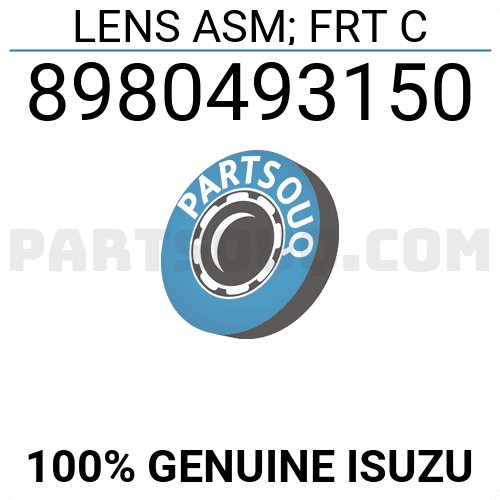 LENS ASM; FRT C 8980493150 | Isuzu Parts | PartSouq