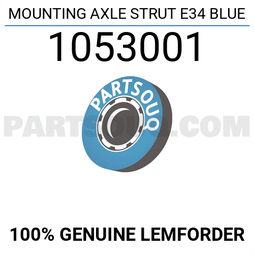 MOUNTING AXLE STRUT E34 BLUE 1053001 | Lemforder Parts | PartSouq
