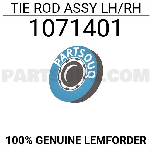 TIE ROD ASSY LH/RH 1071401 | Lemforder Parts | PartSouq